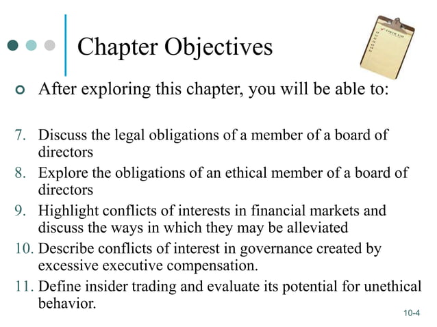 Ethical Decision Making: Trust in Corporate Governance, Accounting and ...