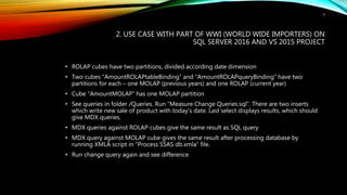 ROLAP partitioning in MS SQL Server 2016 | PPTX