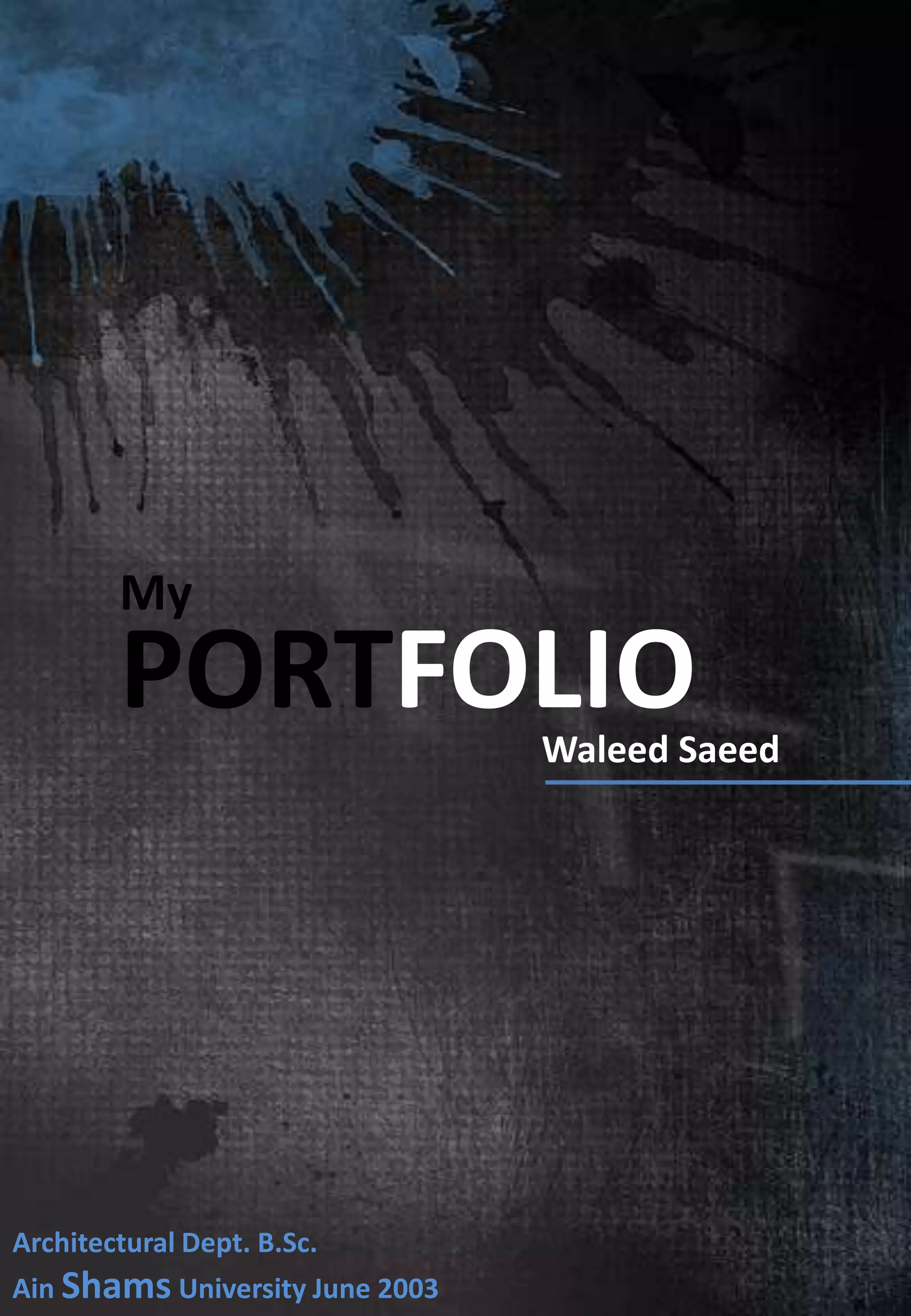 Portfolio _ Waleed Saeed | PDF