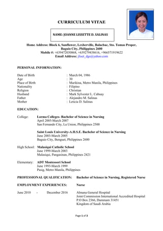 CURRICULUM VITAE-final | PDF
