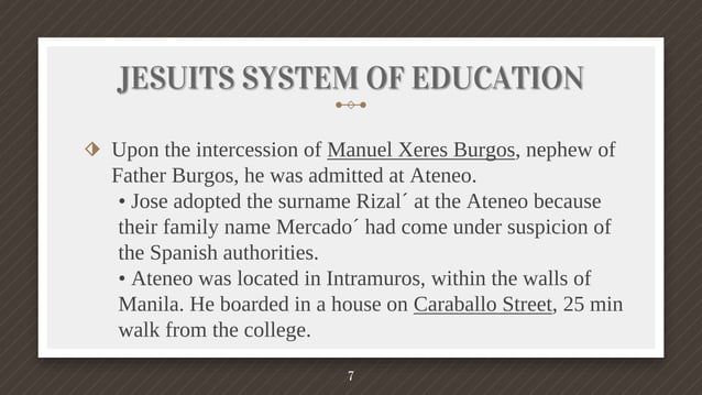 Jose Rizal education life in ATENEO and UST.pptx | Christianity ...