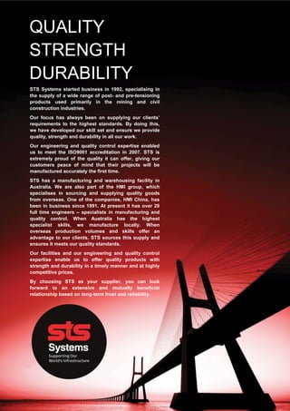 STS Systems Product Catalogue V22 | PDF