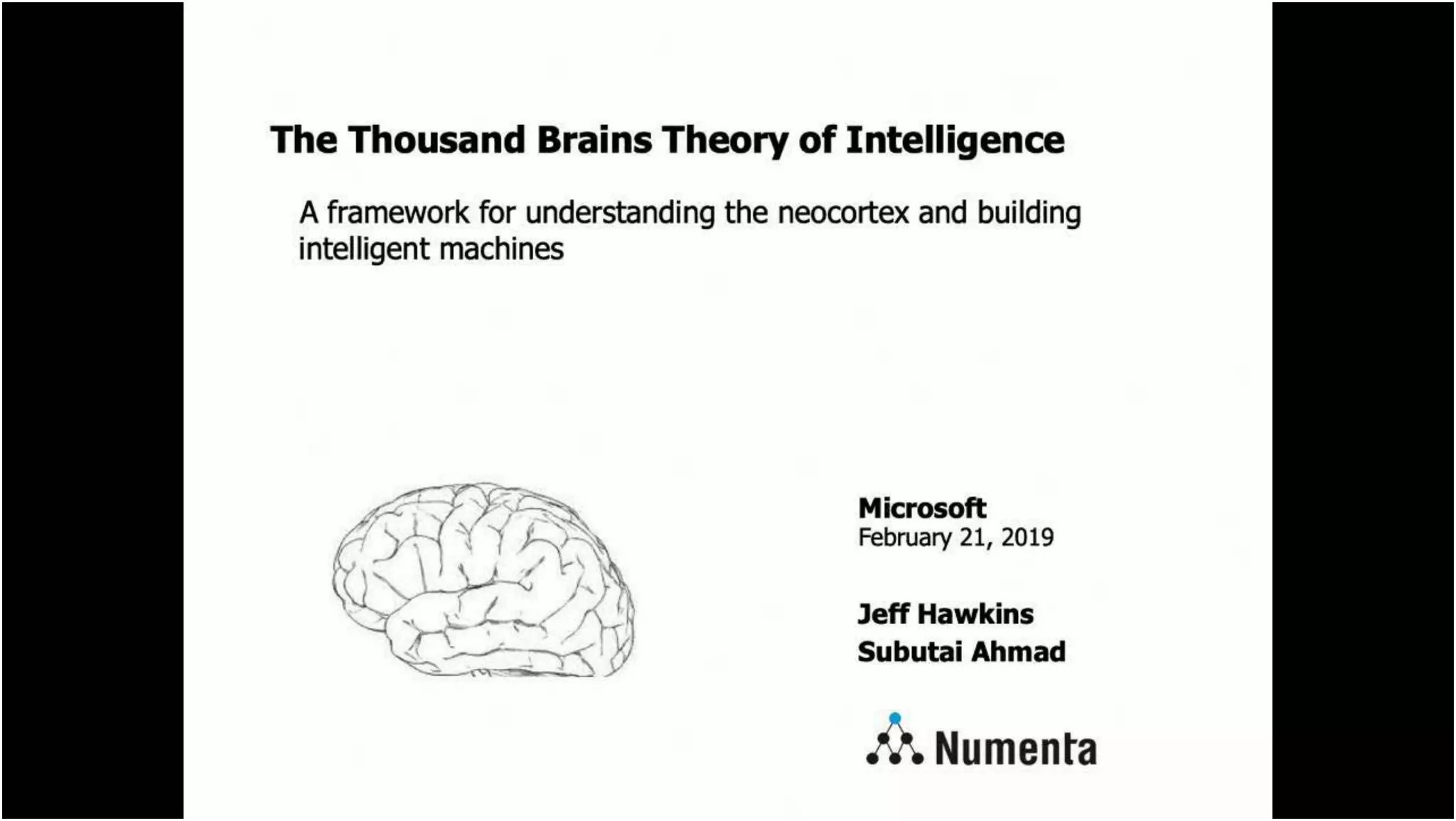 The Thousand Brains Theory: A Framework for Understanding the Neocortex and Building Intelligent ...