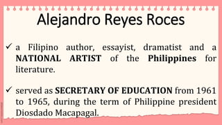 428073721-Group-7-Report-in-Philippine-Literature-Alejandro-r-Roces.pptx