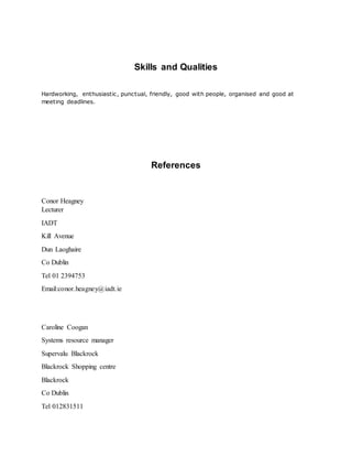 Simon CV June 2015 | DOCX