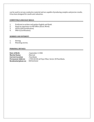 Mohit Sehgal_Resume | PDF