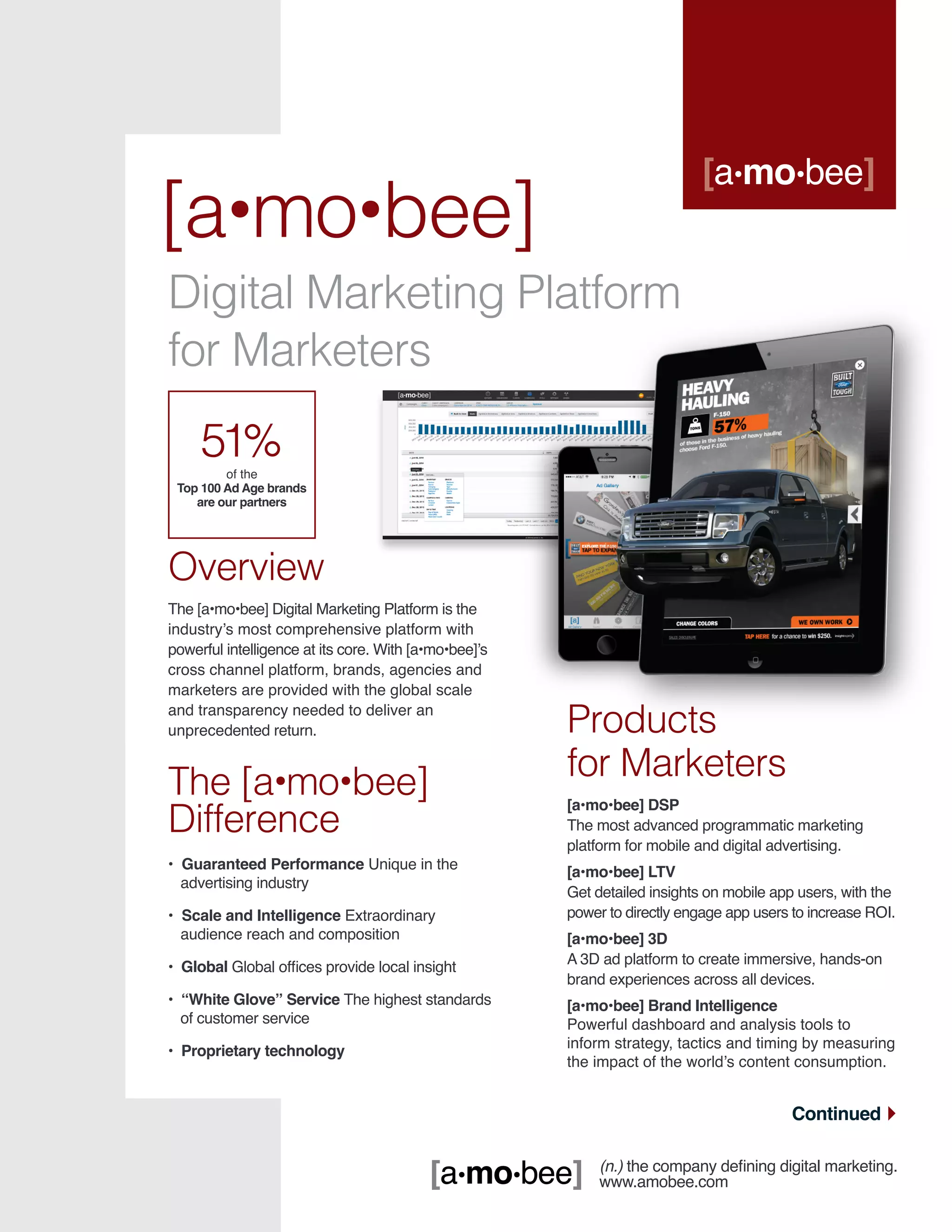amobee_datasheet_marketers | PDF