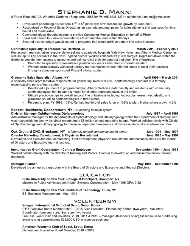 stephanie resume 2015 | PDF | Sales | Business