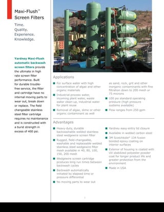 Yardney Industrial Catalog | PDF