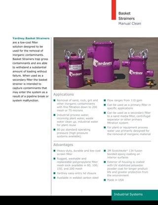 Yardney Industrial Catalog | PDF