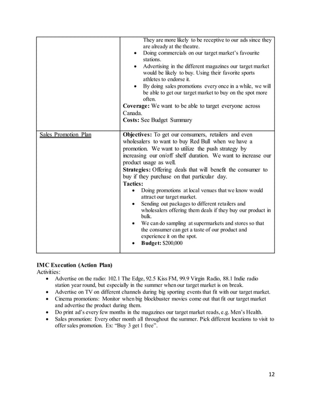 Red Bull Case Study Final | DOCX | Marketing and Advertising | Business