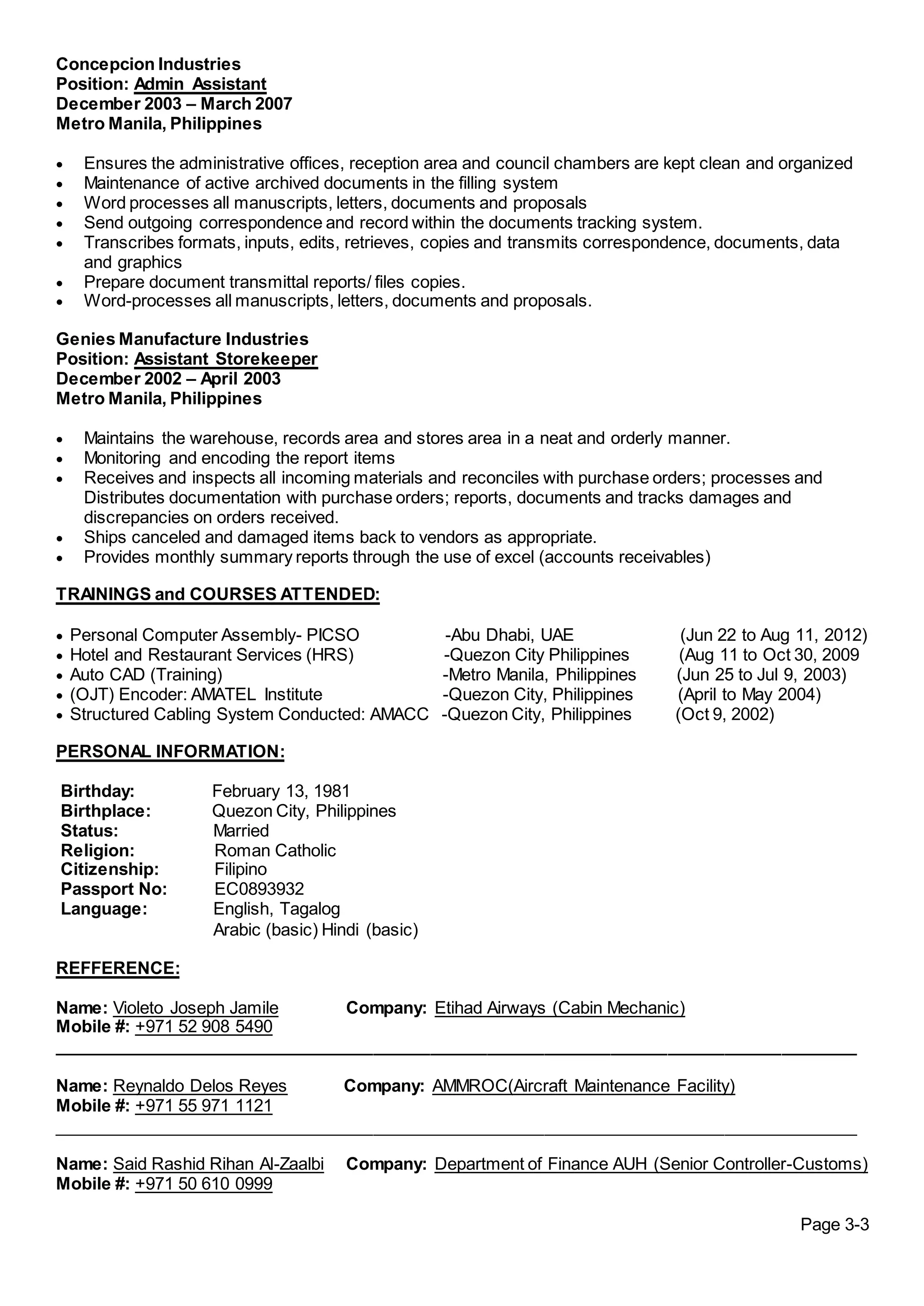 Mark A. CV Update 30Mar2016 | DOCX | Business Administration | Business
