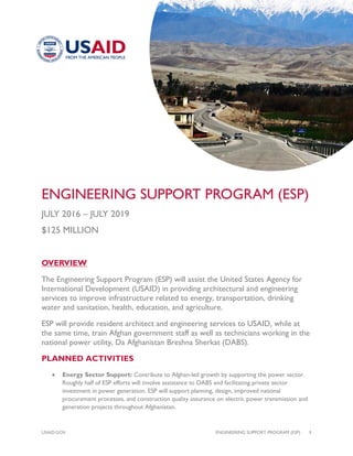 Engineering Support Program (ESP) | PDF