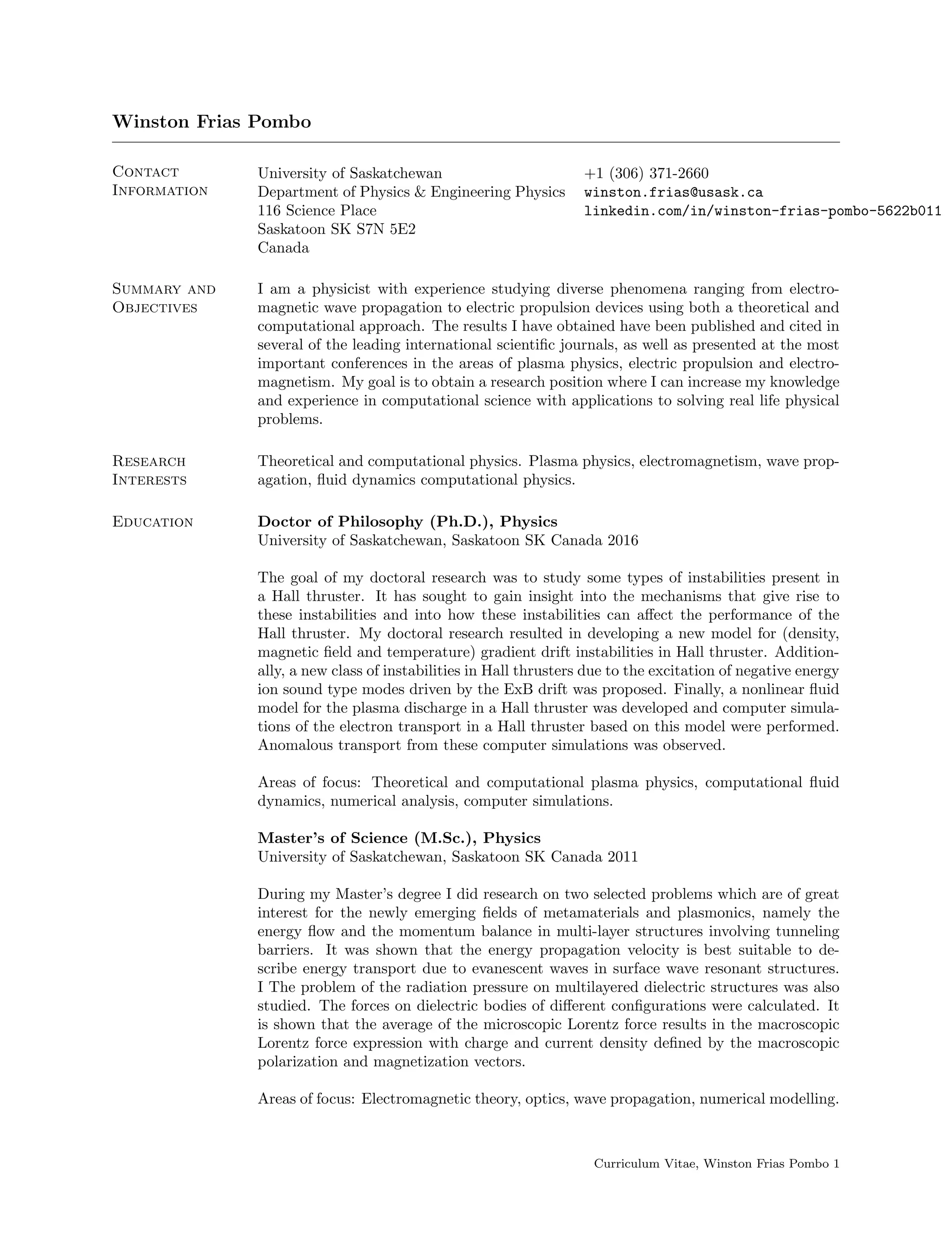 winston_academic_cv | PDF