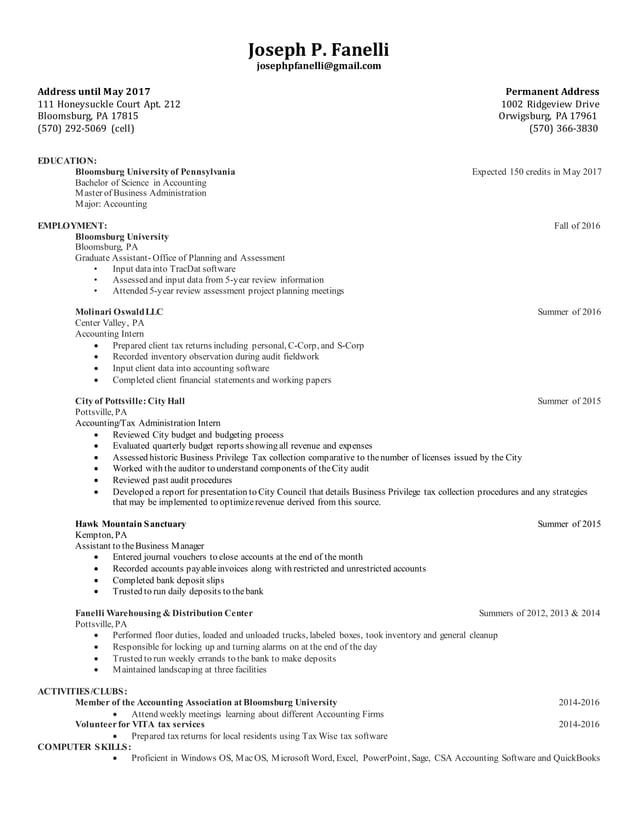 Joe_Fanelli Bloom Resume | PDF