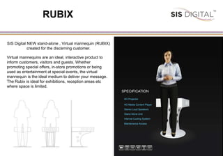 SIS Mannequin brochure 2015 | PPT