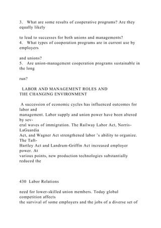 429Chapter Thirteen Union-Management Cooperation .docx