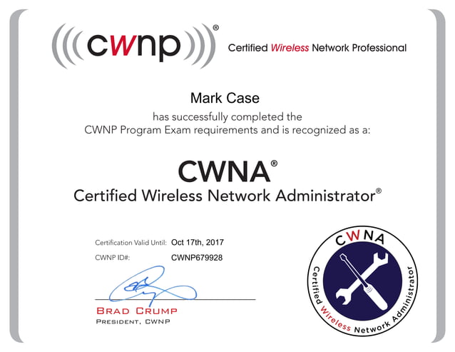 CWNA | PDF