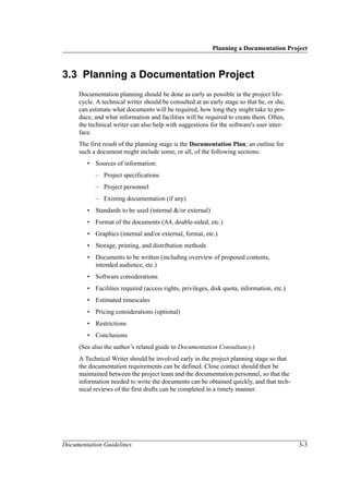 Documentation Guidelines | PDF