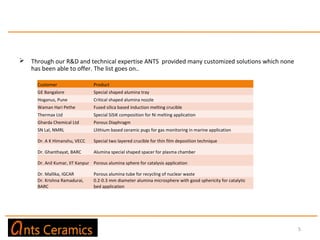 ANTS Ceramics Presentation | PPT