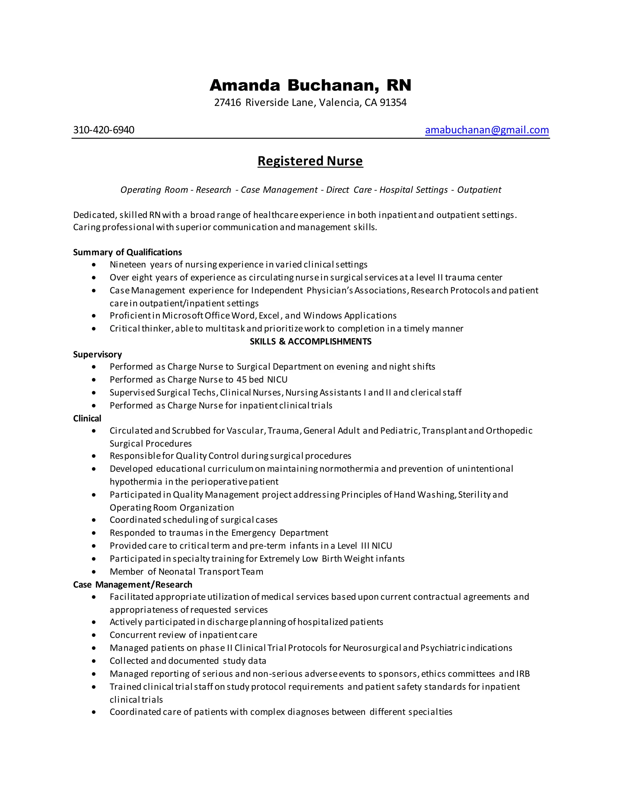 Amanda Buchanan Resume 2016 | DOCX