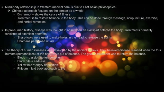 The Mind Body Relationship | PPTX