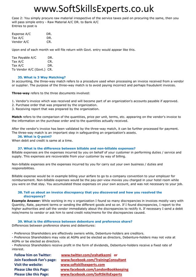 42 Accounts Payable Interview Questions And Answers 42 Accounts Payable Interview Questions And Answers