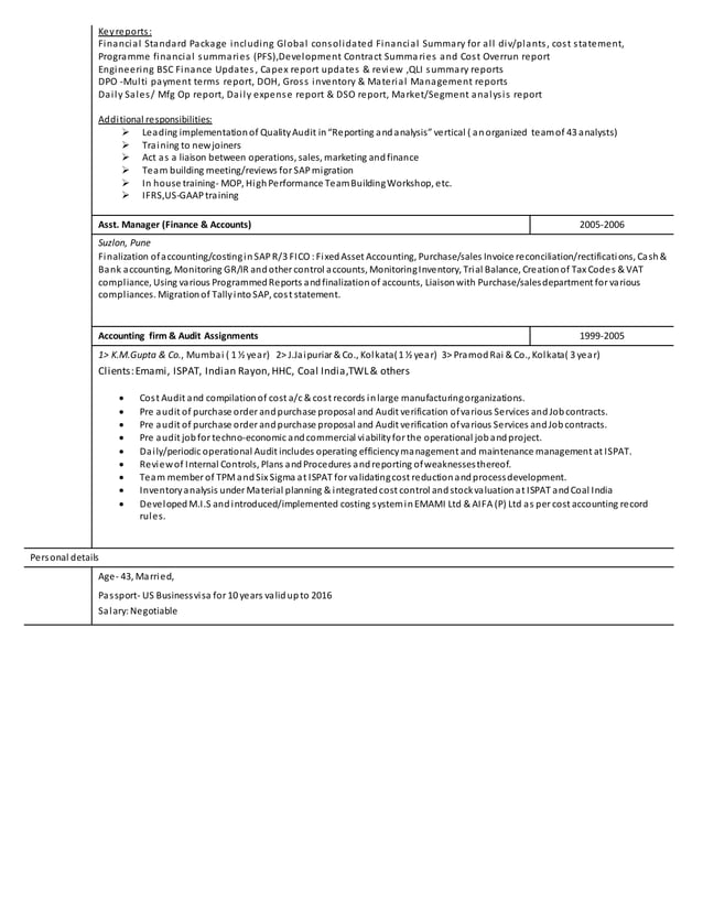 Ajay CV 2014 | PDF