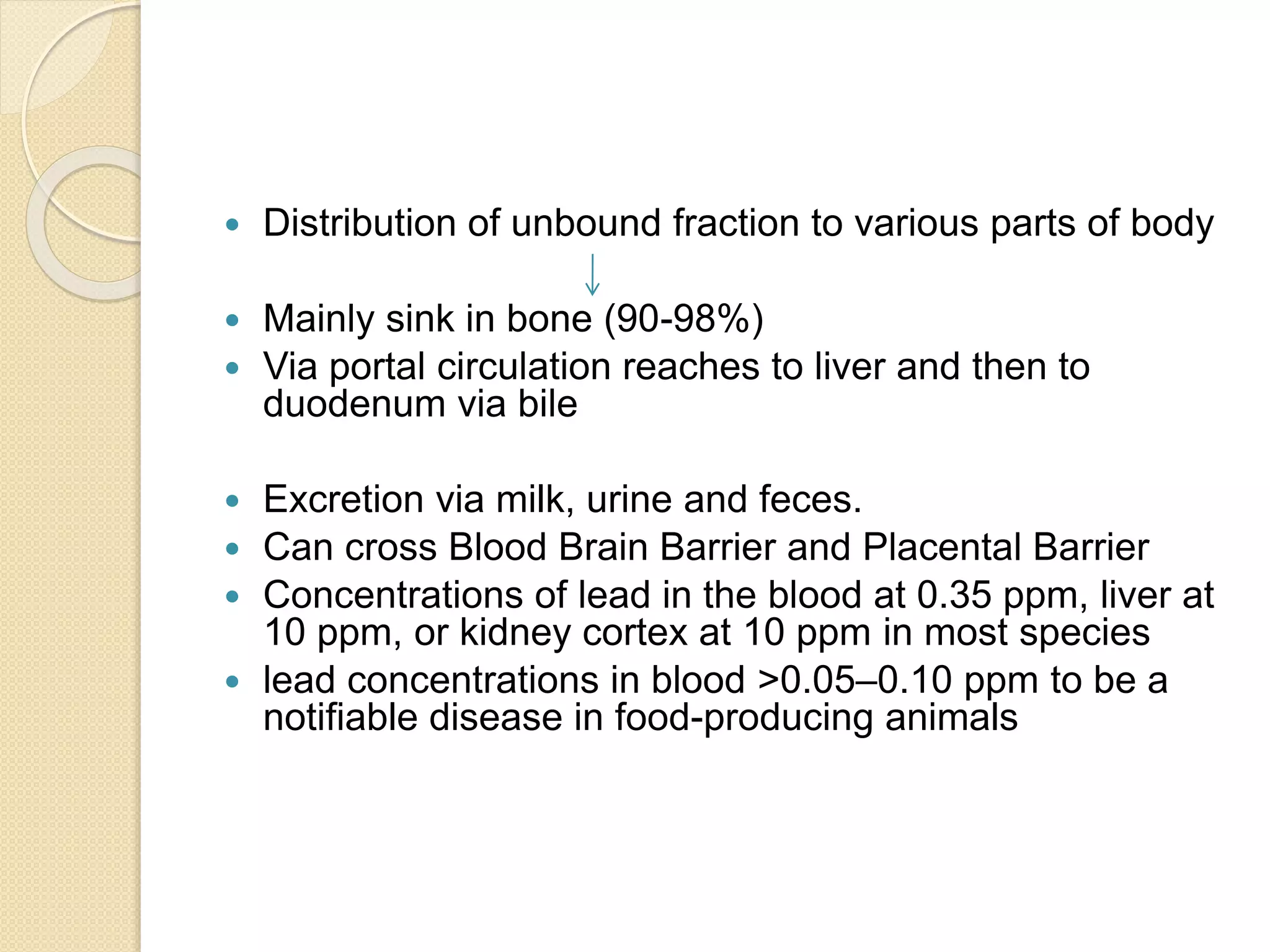 Arsenic and Lead Poisoning in Animals | PPTX