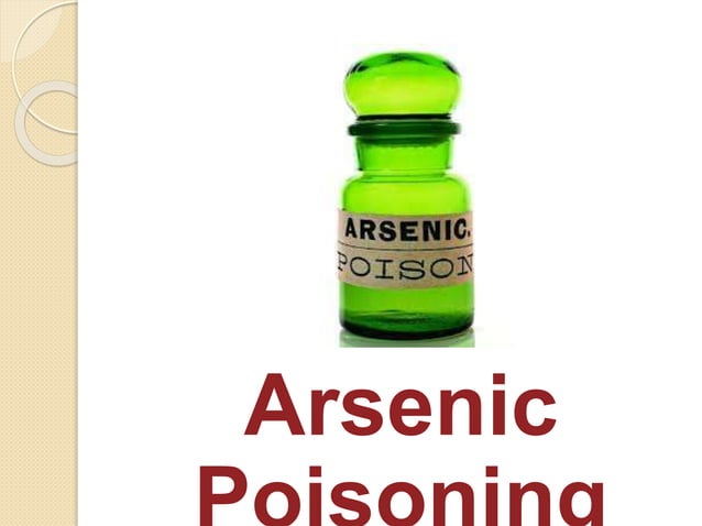 Arsenic and Lead Poisoning in Animals | PPTX