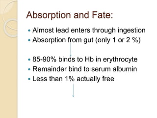 Arsenic and Lead Poisoning in Animals | PPTX