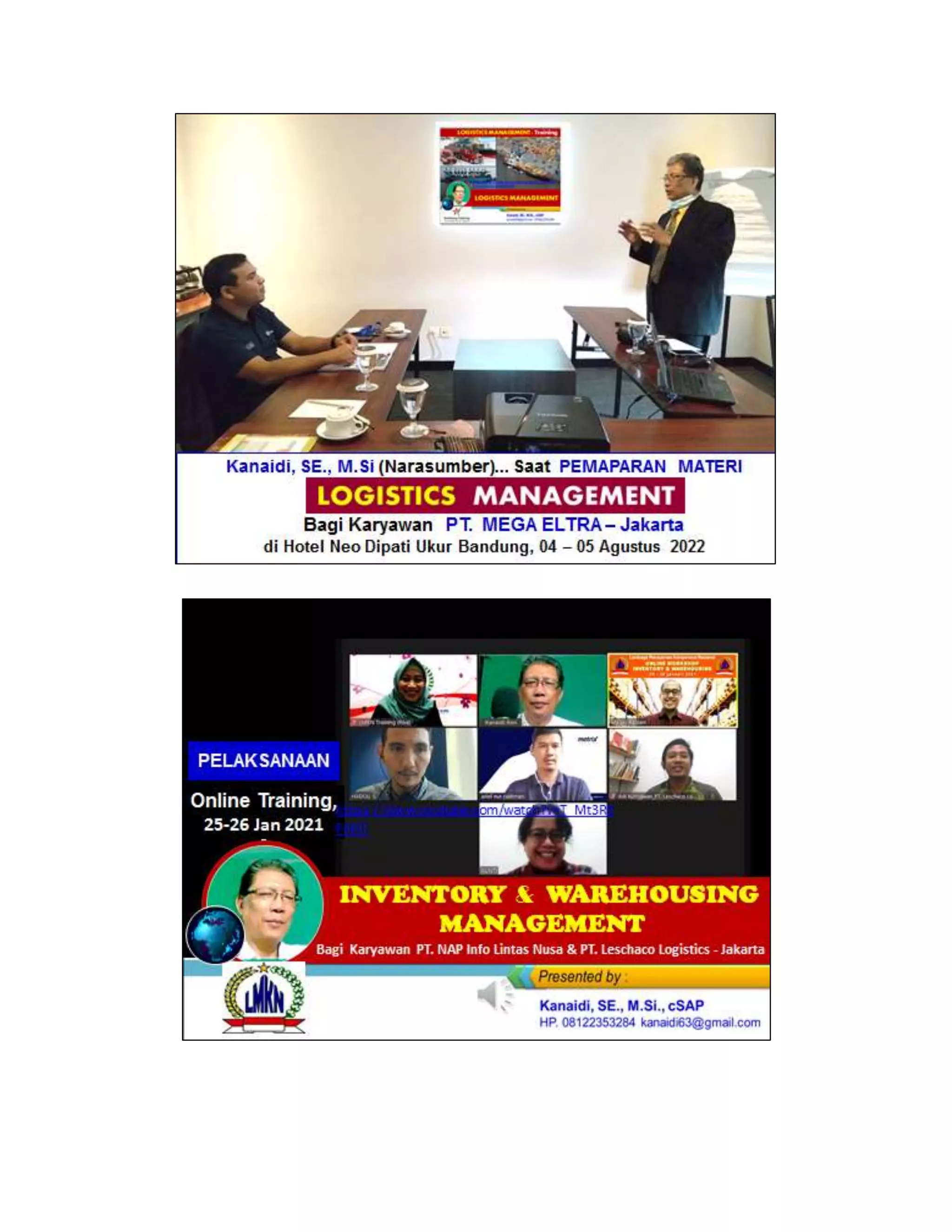 SILABUS Pelatihan _"Effective LOGISTICs MANAGEMENT & PPIC (Inventory & Warehousing). | DOCX