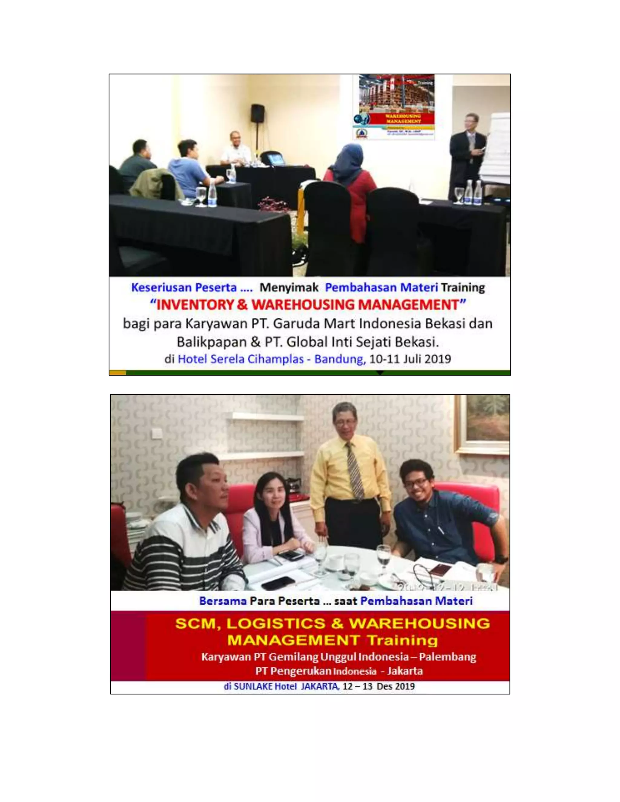 SILABUS Pelatihan _"Effective LOGISTICs MANAGEMENT & PPIC (Inventory & Warehousing). | PDF