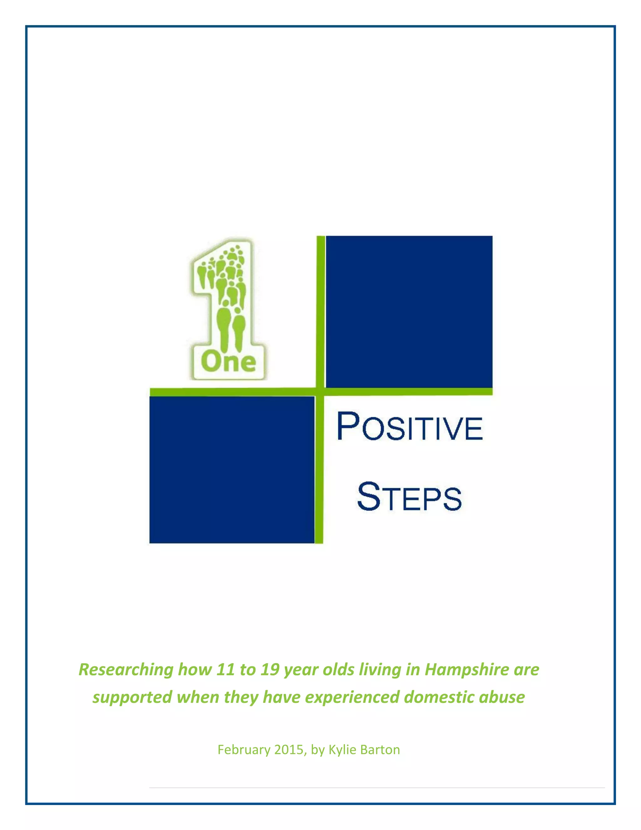 Positive Steps Report | PDF