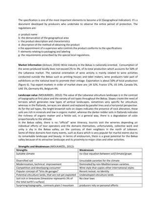 Fiche terroir: Bekaa Valley | PDF