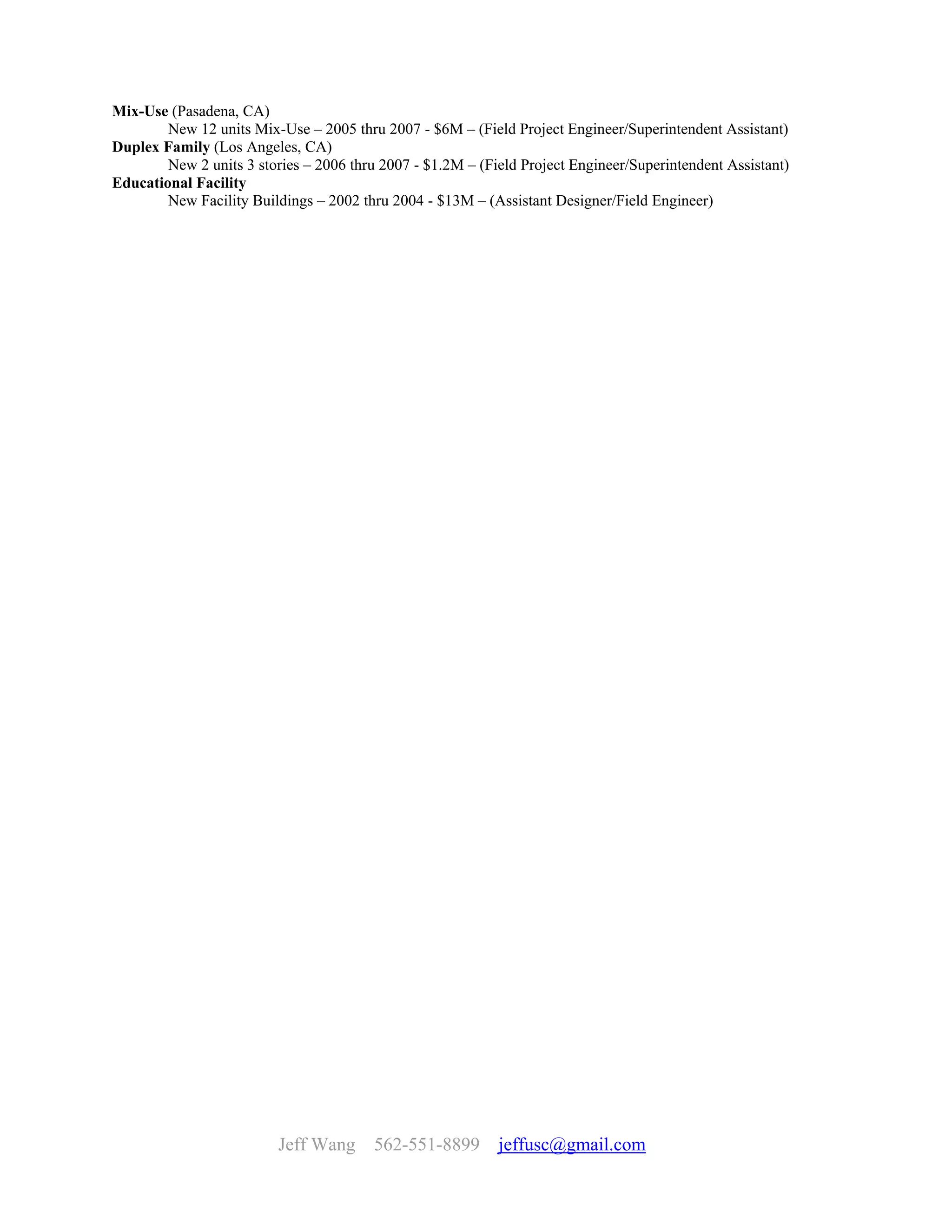 Resume (Jeff) | PDF