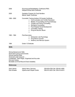 Resume Ken Wheeler | DOCX