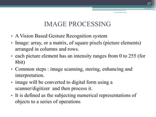 GESTURE CONTROL ROBOTS | PPTX