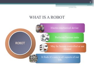 GESTURE CONTROL ROBOTS | PPTX