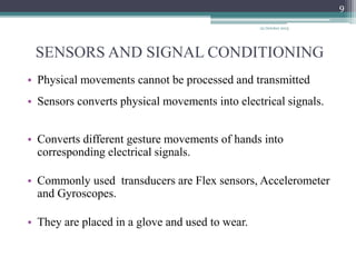 GESTURE CONTROL ROBOTS | PPTX