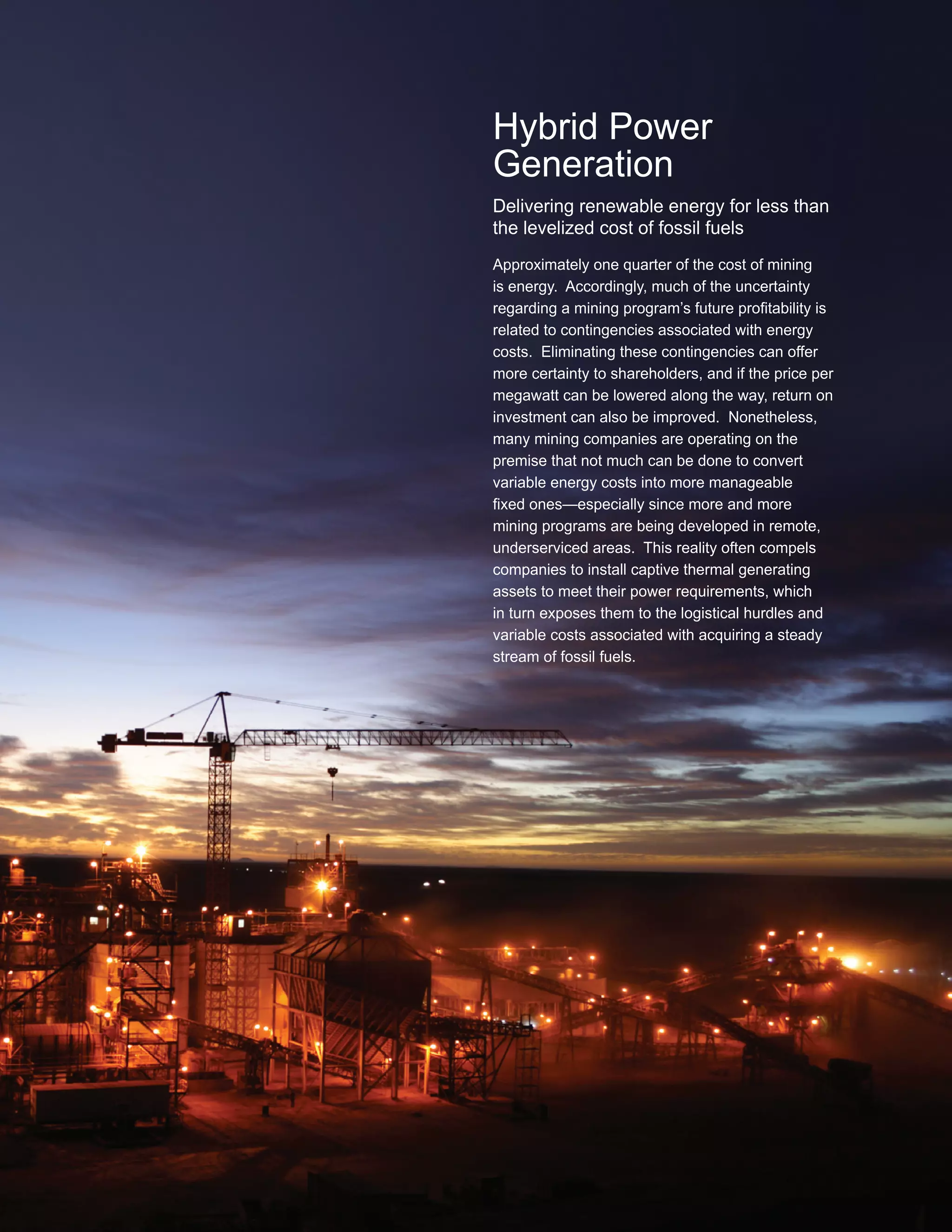 Hybrid Power - Hatch Leading the way | PDF