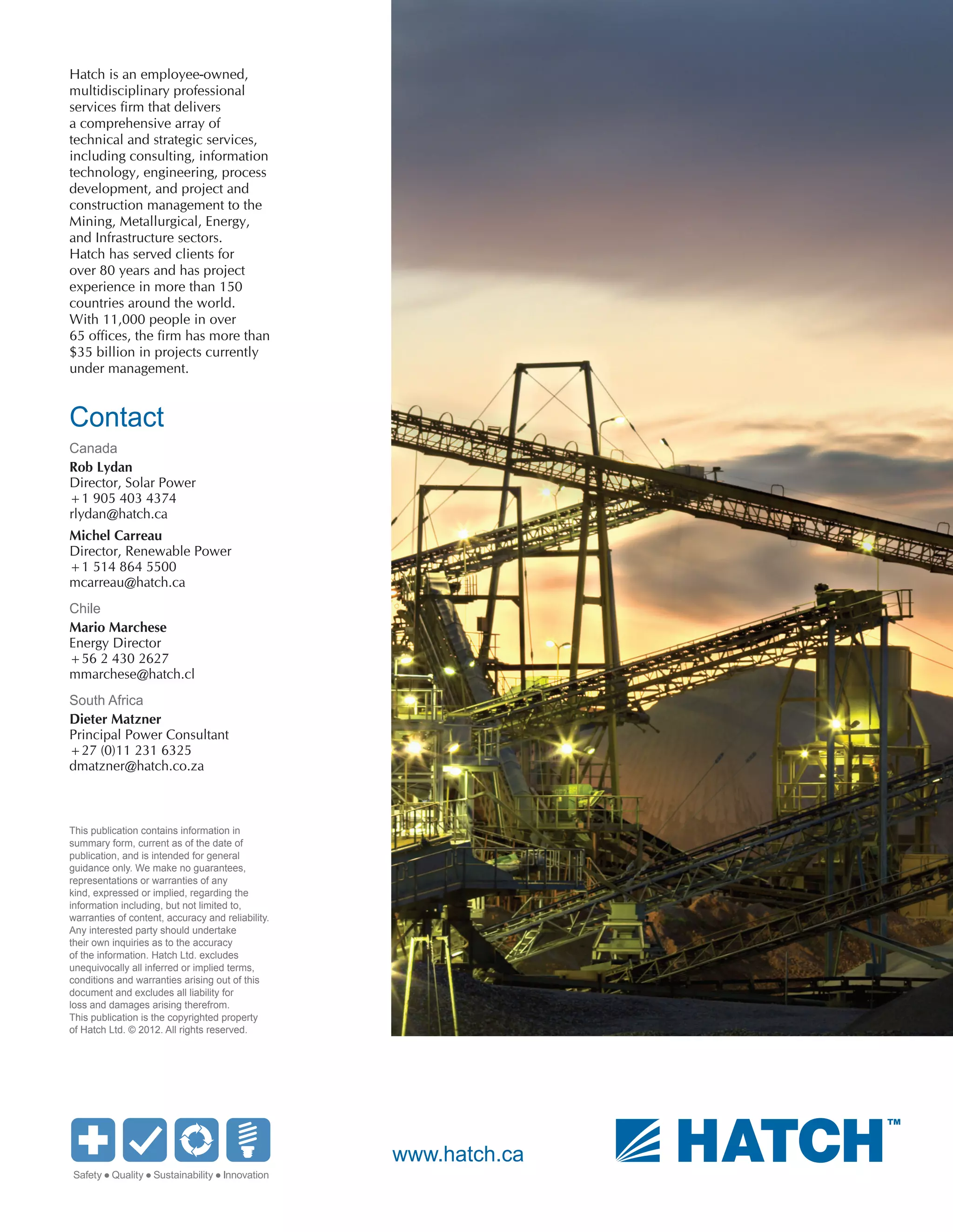 Hybrid Power - Hatch Leading the way | PDF