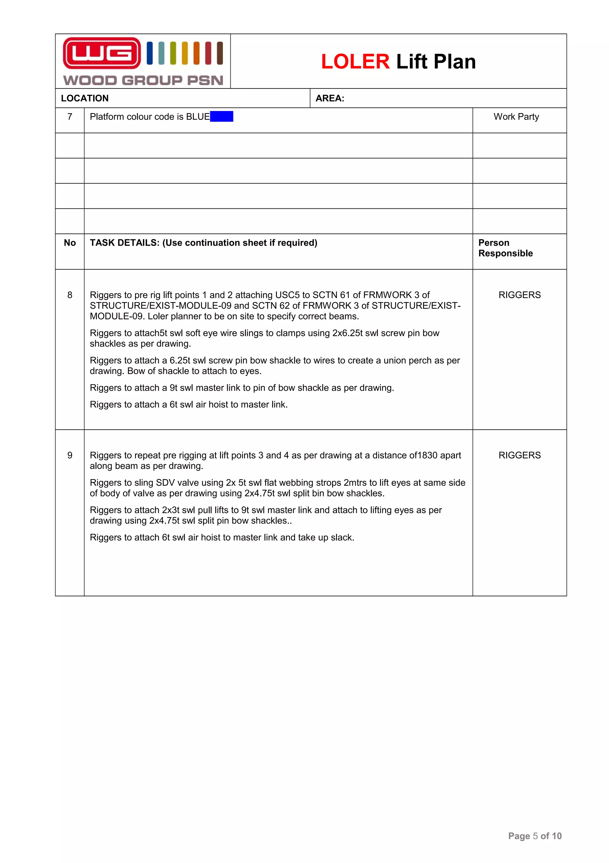 SDV-20253 VALVE MOD 9 lift plan 1 | DOC