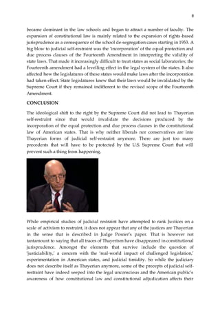 Judge Posner on Judical Restraint | DOCX