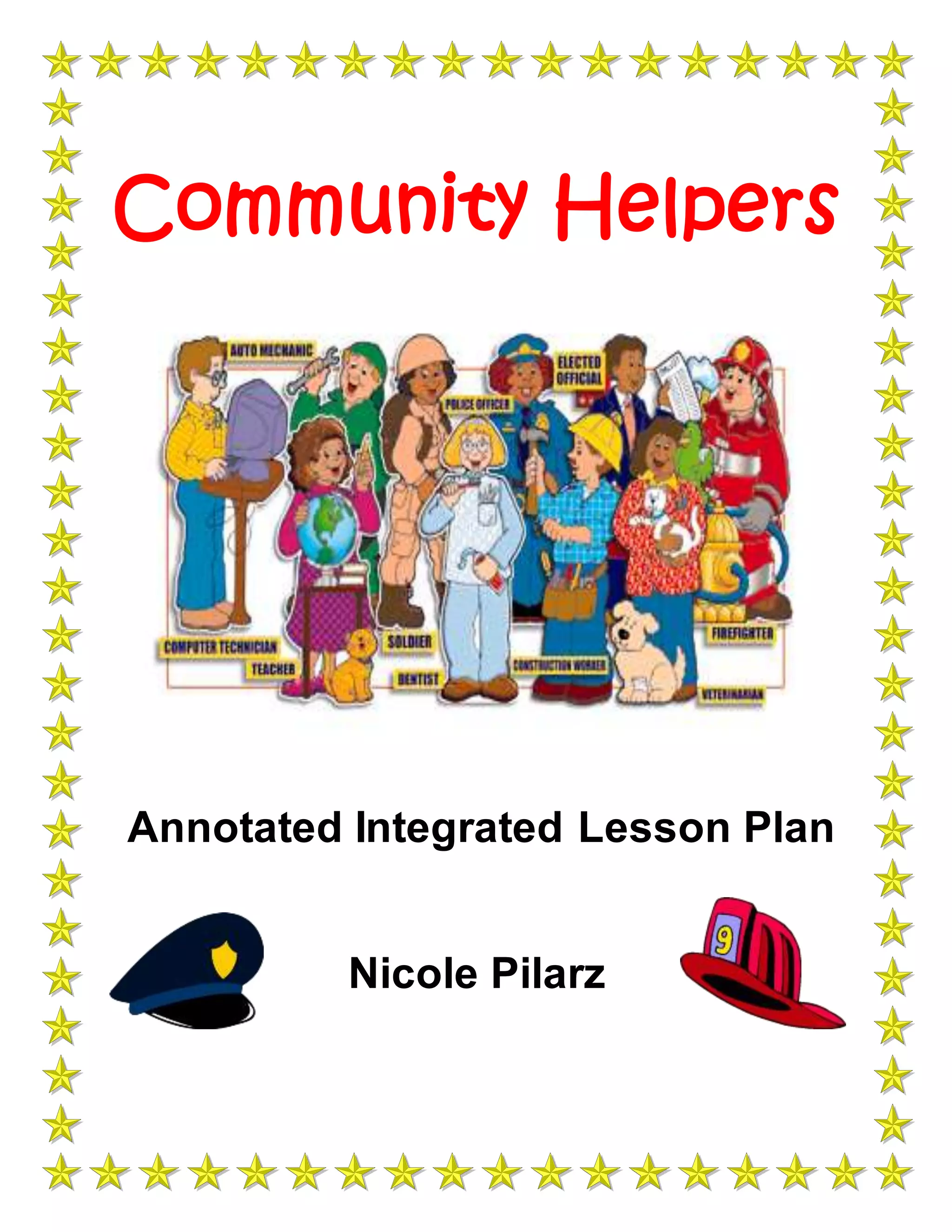 Community Helpers Themed Unit | DOCX | Daycare and Pre-School | Parenting