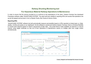 Railway Shunting Operations Software-By Vaseem Farooqui | PDF