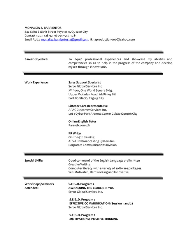 m.resume | DOCX