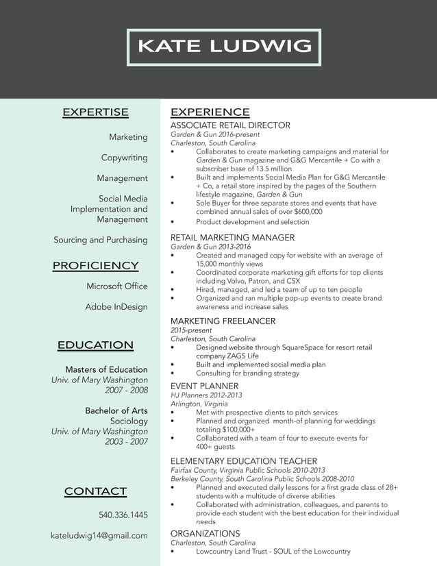 Kate Ludwig Resume | PDF