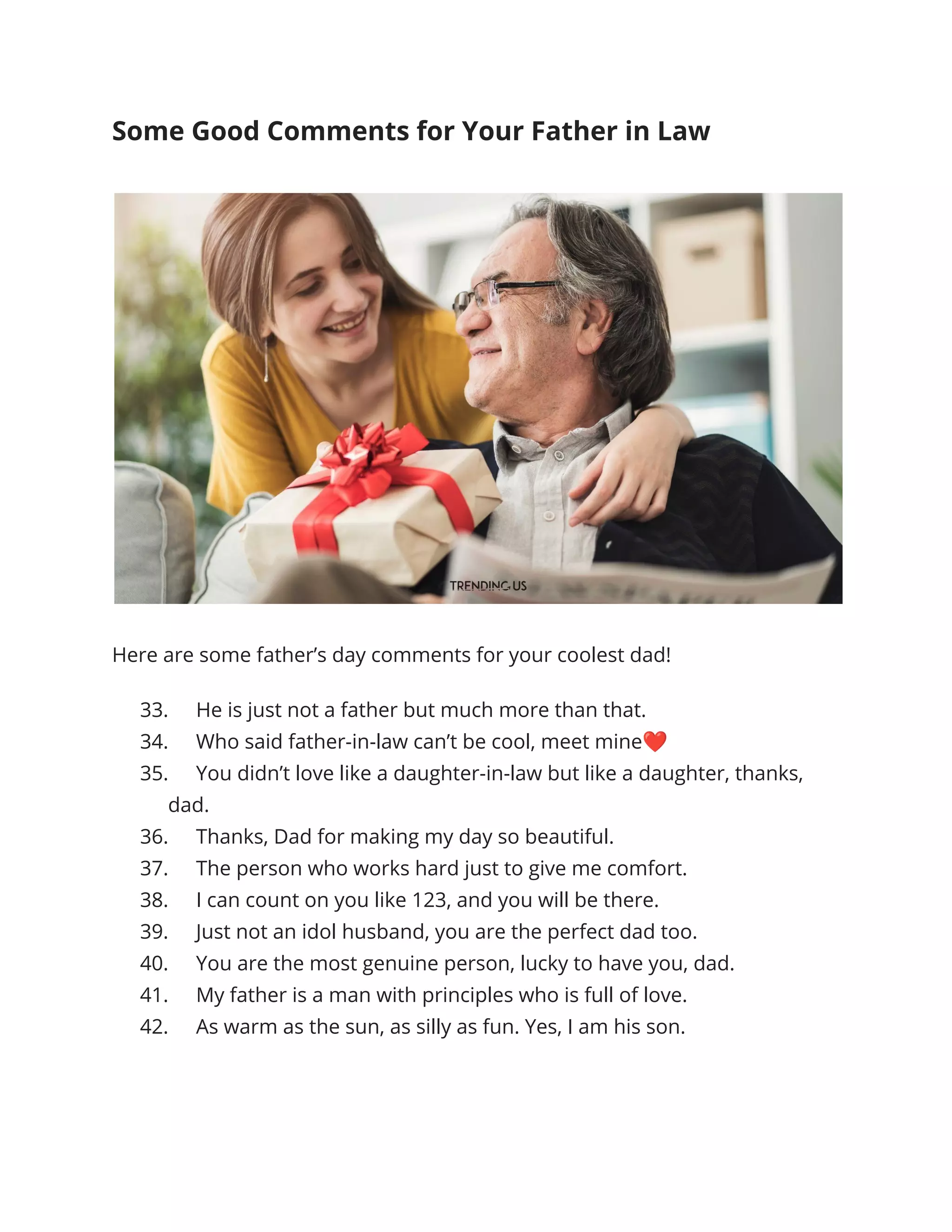 42 comments for father to use now in facebook & instagram | PDF