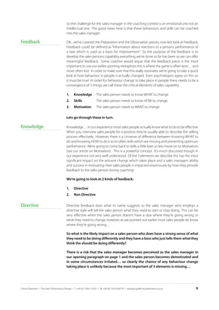 Why should I coach my sales people? | PDF